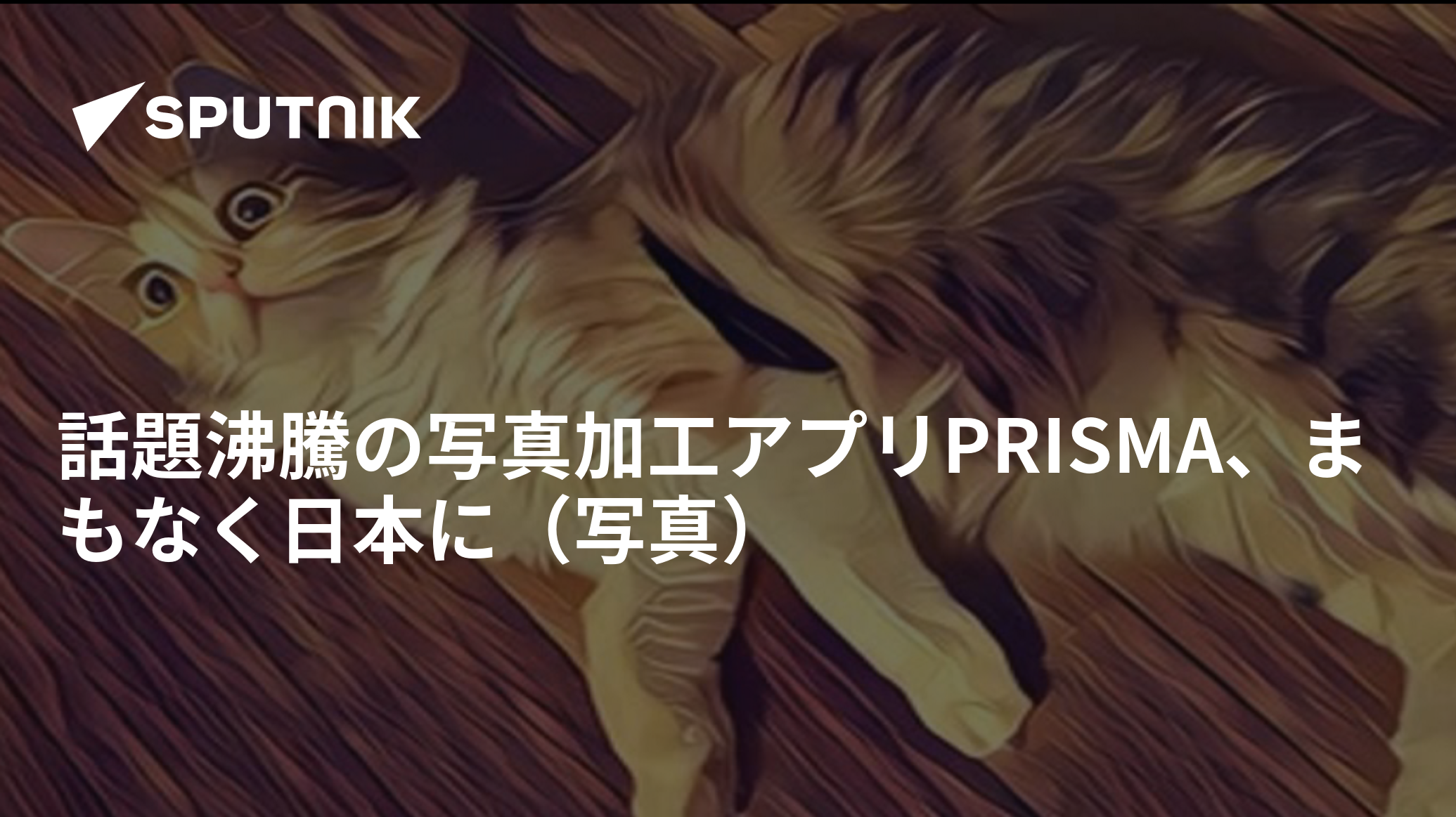 話題沸騰の写真加工アプリPRISMA、まもなく日本に（写真） - 2016年6月25日, Sputnik 日本