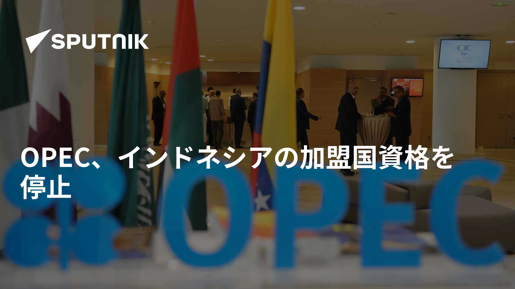 OPEC、インドネシアの加盟国資格を停止 - 2016年12月1日, Sputnik 日本
