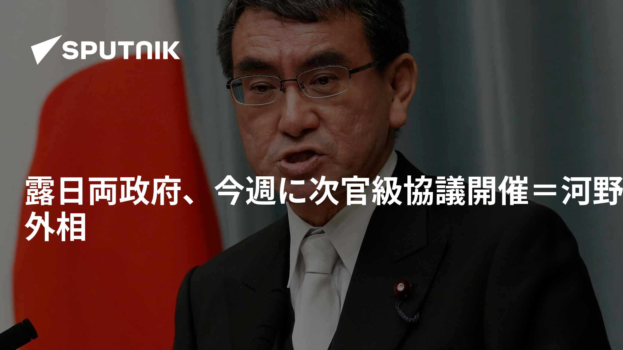 露日両政府、今週に次官級協議開催＝河野外相 - 2018年5月8日, Sputnik 日本