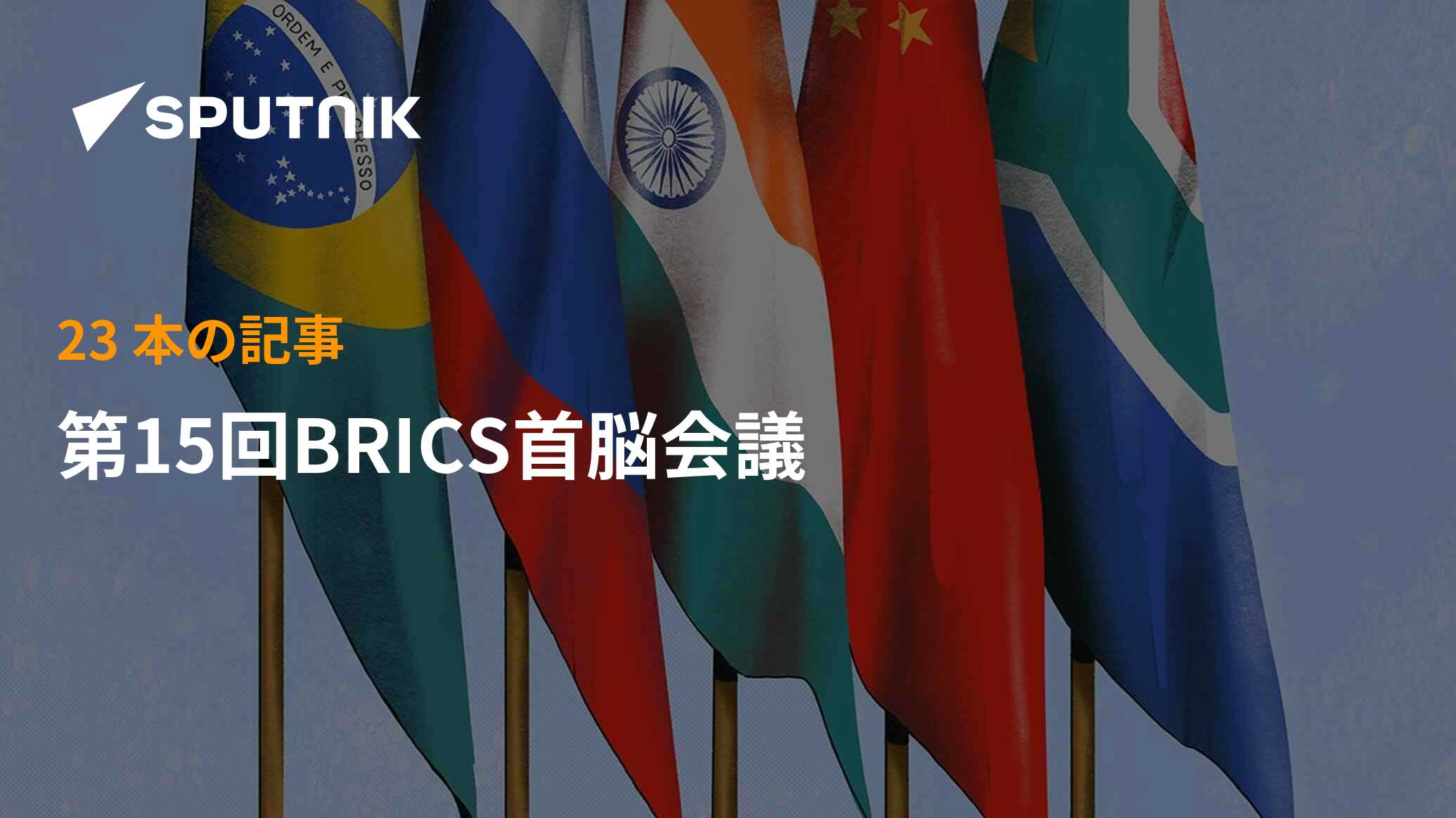 第15回BRICS首脳会議 - 。今日の最新ニュースと主な出来事。 - Sputnik 日本